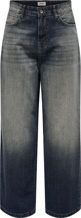 Only Female Jeans mit weitem Bein ONLDEMI Mittlere Taille Weiter Beinschnitt Jeans