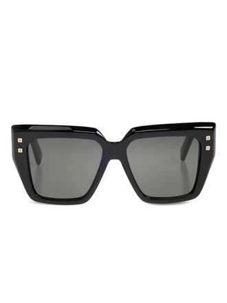 Balmain lunettes de soleil &agrave; monture carr&eacute;e - Noir