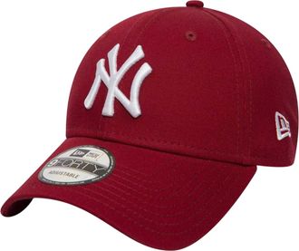 New Era New Era - New York Yankees Baseball-M&uuml;tze f&uuml;r Herren/Damen Unisex (Weinrot/Wei&szlig;)