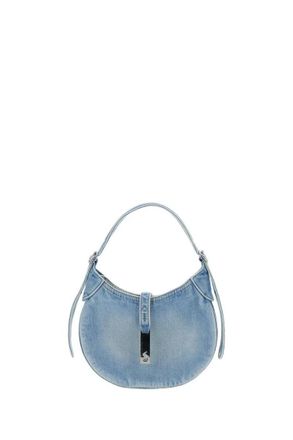 Polo Ralph Lauren Hobo Bags - Light Blue Denim Shoulder Bag - Gr. unisize - in Blau - f&uuml;r Damen