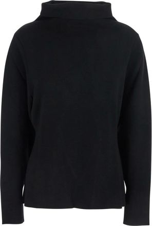 P.A.R.O.S.H. P.a.r.o.s.h., Femme, Pulls, Noir, Taille: 42 FR Pull noir à col roulé en laine et cachemire