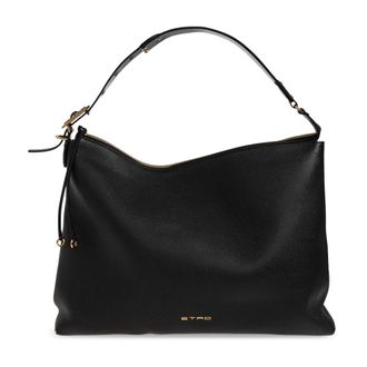 Etro Sac Hobo Grand avec Franges - Femme - Sacs - Noir - Taille: ONE Size
