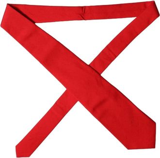 Dolce & Gabbana Femme, Accessoires, Rouge, Taille: ONE Size Cravate Ajustable