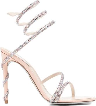 Rene Caovilla Femme, Chaussures, Rose, Taille: 37 1/2 EU Cleo 105 Sandal