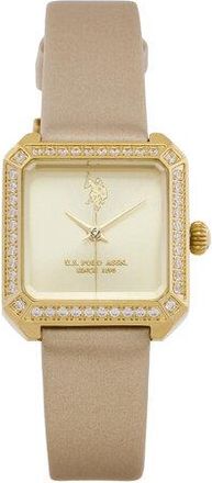 U.S.Polo Association Uhr Brigitte USP8478YG Goldfarben