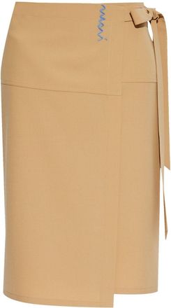 Marni Gewickelter Rock - Nude