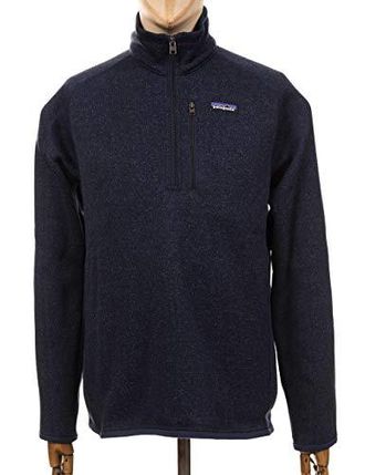 Patagonia Homme Ms Better Sweater 1/4 Zip Sweatshirt, New Navy, L EU
