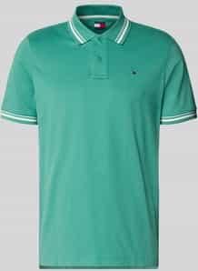 Tommy Jeans Regular Fit Poloshirt aus reiner Baumwolle