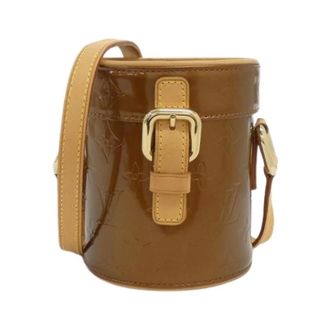 Louis Vuitton Sac bandouli&egrave;re Vernis Aster Place Pre-owned - Femme - Pre-owned - Brun - Taille: ONE Size