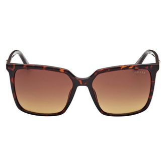 Guess Lunettes de soleil carr&eacute;es - Femme - Accessoires - Brun - Taille: 56 MM