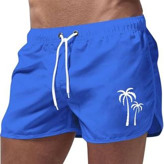 Generic Short de bain pour homme - Short de plage d&eacute;t&eacute; - S&eacute;chage rapide - Short de bain pour homme, bleu, 3XL