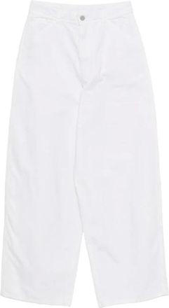 Christophe Lemaire Femme, Pantalons, Blanc, Taille: 38 FR Pantalon