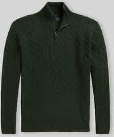 Polo Ralph Lauren Regular Fit Troyer aus Woll-Kaschmir-Mix