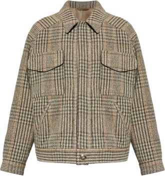 Isabel Marant veste Folco &agrave; carreaux - Tons neutres