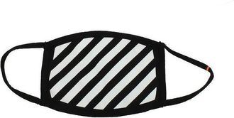Off-white Masques Off White Homme Coton Noir