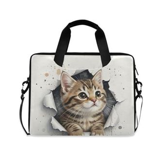 Alaza Sac pour ordinateur portable de 40,6 à 15,6 pouces, sac à bandoulière pour ordinateur portable de 40,6 à 15,6 cm, sac fourre-tout pour femme, homme, é