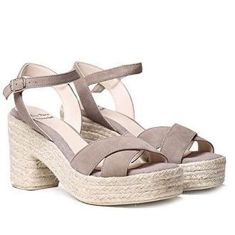 Toni Pons Femme Kota-a Sandale, Taupe, 38 EU