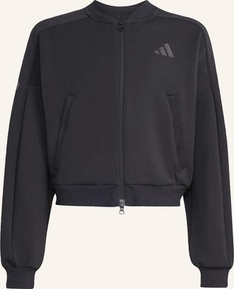 adidas Future Icons 3-Streifen Trainingsjacke, Durchgehender Reissverschluss schwarz