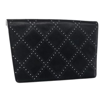 Ferragamo Pre-owned Leder Clutch - - Pre-owned - Damen - Blau - ONE SIZE