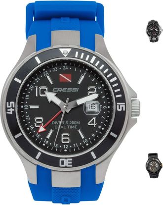 Cressi Traveller DUAL TIME Watch Blue