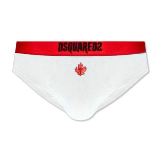 Dsquared2 Logo Briefs - - Underwear - Herren - Wei&szlig; - S
