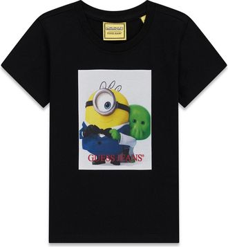 Guess T-Shirt N6YI27 K6651 Schwarz Regular Fit