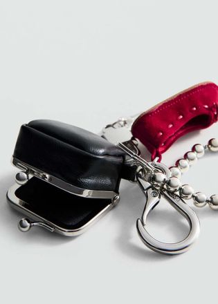 Mango Schl&uuml;sselanh&auml;nger Charms rot - Damen - Einheitsgr&ouml;&szlig;e - MANGO