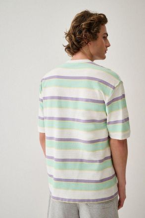 Next T-Shirt T-Shirt mit Querstreifen (1-tlg)
