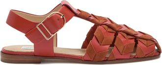 Gabriela Hearst Gewebte Willow Sandalen - Orange