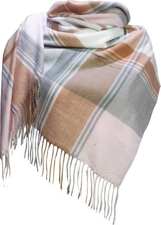 Glamexx24 Winter Warm Karierte Schals f&uuml;r Damen, XXL Gro&szlig;e Schal Halstuch Unisex Schal Poncho Form Winterschal