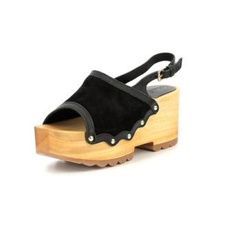 Kickers WEDGE WOOD,SANDALE FEMME NOIR, 39 EU
