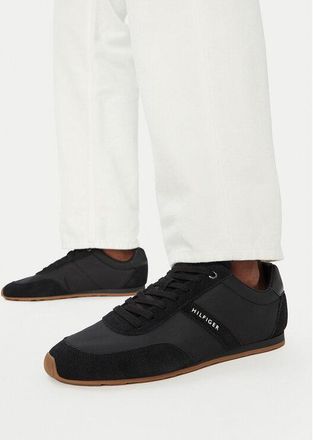Tommy Hilfiger Sneakers Th Lo Run Icon Summer Mix FM0FM05905 Schwarz