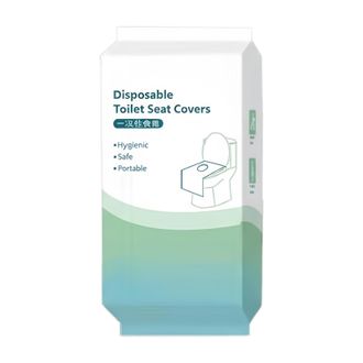 Generic Toilettensitzbezug-Pads - Einweg-Toilettenbez&uuml;ge Aus Papier, 10 St&uuml;ck Tragbarer Ersatz, 40,6 X 61 Cm Gro&szlig;er Sanit&auml;rsitzschutz, Einfach Zu Verwendendes