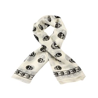 Alexander McQueen Sch&auml;del-Seidenschal