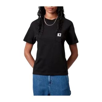 Carhartt Work in Progress Femme, Tops, Noir, Taille: 38 FR T-Chemises