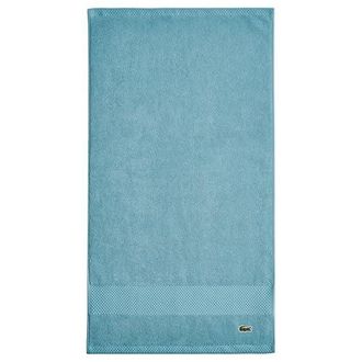 Lacoste Heritage Supima Serviette &agrave; Main en Coton, c&eacute;leste, 40,6 x 76,2 cm