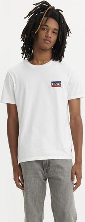 Levi's T Shirt Graphique Lot De 2 - Homme - Blanc / White And Dress Blues - 2XL