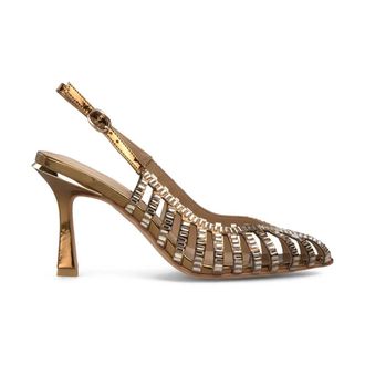 Alma En Pena Alma EN Pena, Femme, Chaussures, Jaune, Taille: 37 EU Escarpin Pointu en Maille