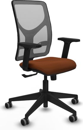 Piqueras y Crespo Moderner B&uuml;rostuhl mit 2D-Armlehnen, h&ouml;henverstellbare Lendenwirbelst&uuml;tze, ausgestattet mit 3 Positionen und Schneideschaum, mit Rollen von 65 mm, Par