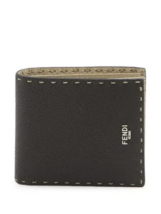 Fendi portefeuille Selleria - Marron