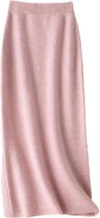 Generic Jupe longue en laine chaude pour femme - Automne et hiver - Taille haute - Jupe trap&egrave;ze, Pnnrk1, Taille S