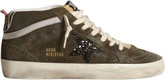 Golden Goose Homme, Chaussures, Vert, Taille: 39 EU Mid Star Baskets