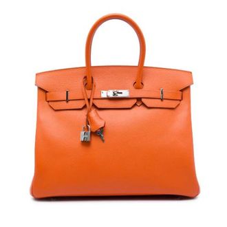 Herm&egrave;s Pre-owned Birkin 35 - - Pre-owned - Damen - Orange - ONE SIZE