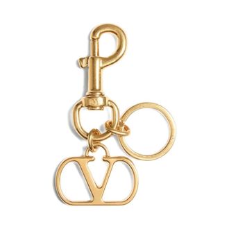 Valentino Garavani VLogo Signature Schl&uuml;sselanh&auml;nger - - Accessories - Damen - Gelb - ONE SIZE
