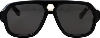 Philipp Plein Sonnenbrille - Schwarz