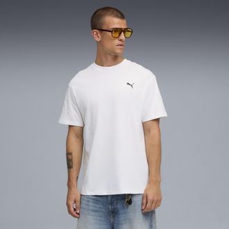 Puma T-shirt &agrave; motif Speedcat Unisexe, V&ecirc;tements, Blanc, M