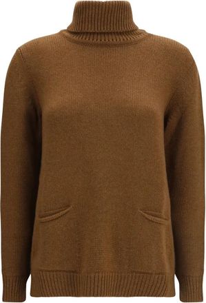 adidas by Stella McCartney Pullover mit hohem Kragen - - Sport - Damen - Braun - S