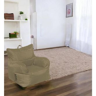 Talamo Italia Talamo Italia - Gepolsterter Sessel mit Armlehnen, Farbe beige, Maße 80 x 80 x 80 cm