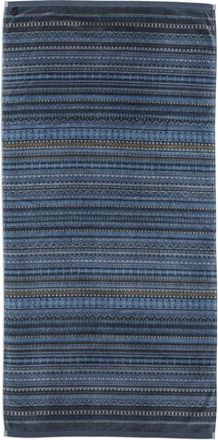 Pip Studio Geometric Print Duschtuch Dark Blue 70x140cm (1 Stück)
