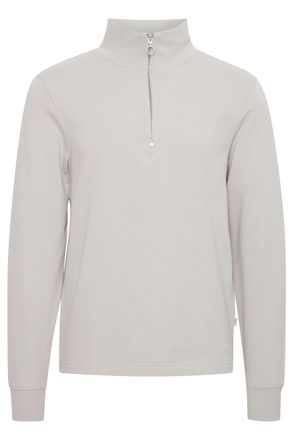 Casual Friday CFSebastian Herren Sweatshirt Troyer Pullover mit Stehkragen und Reißverschluss, Größe:2XL, Farbe:Chateau Gray (154503)